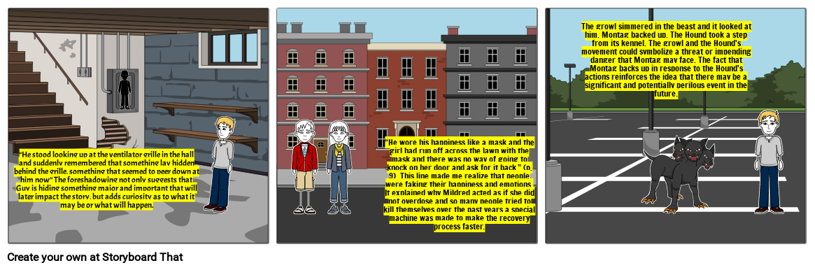 Foreshadowing Storyboard Storyboard por 182e6951