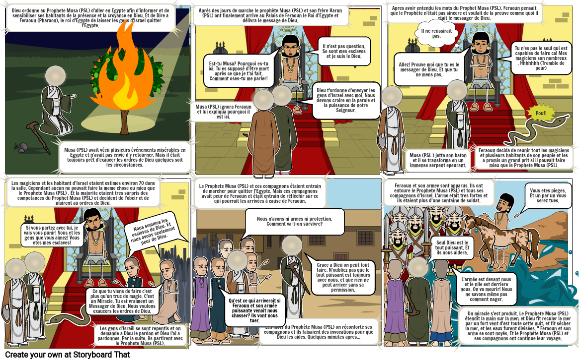 Le Prophete Musa PBSL Storyboard by 18340025