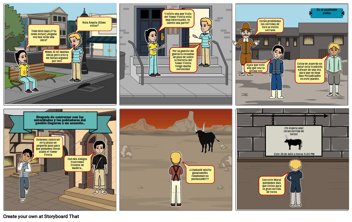 Tarea comic comu 2 Storyboard by 1865a0ce