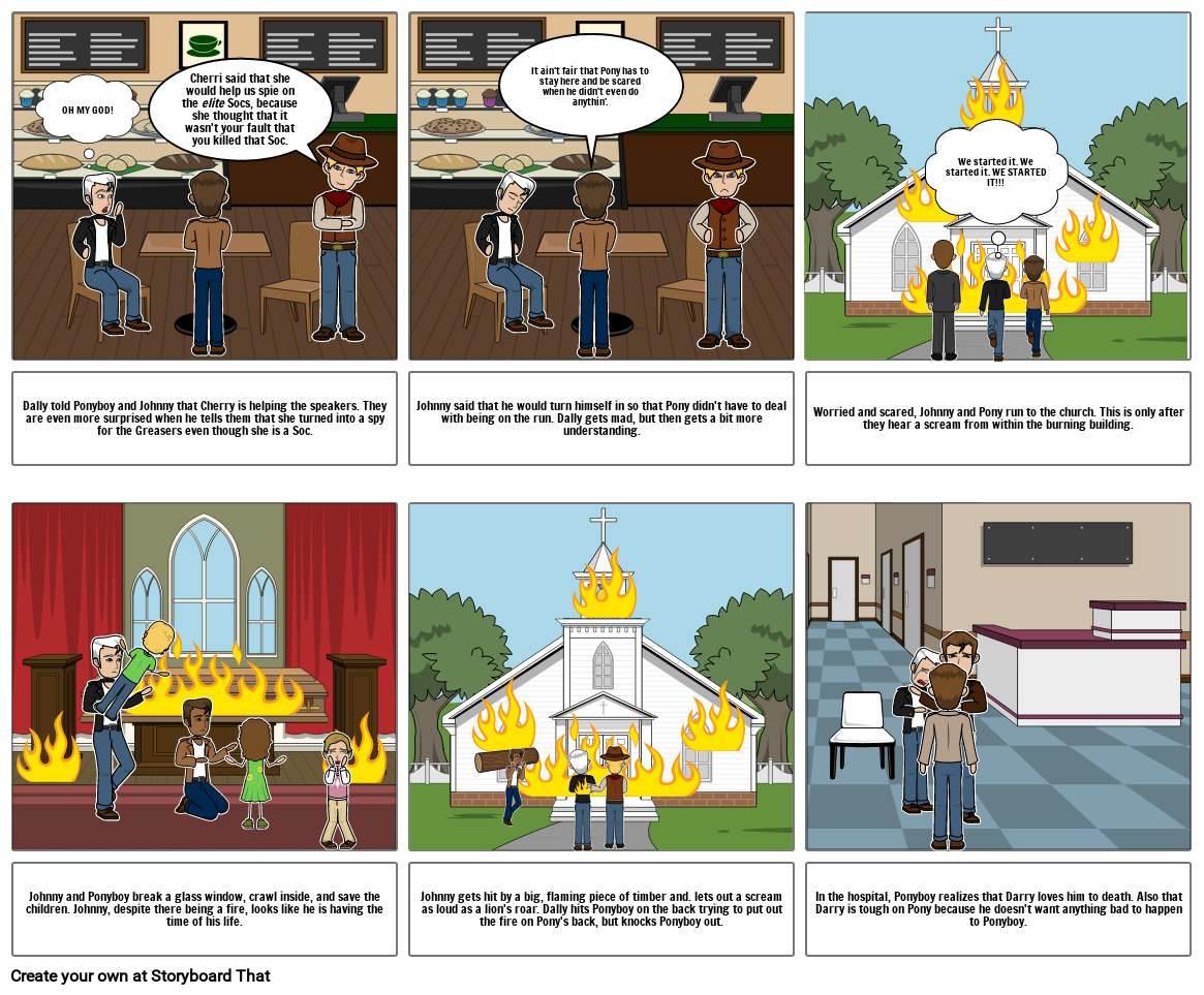 the outsiders Storyboard by 188a6380
