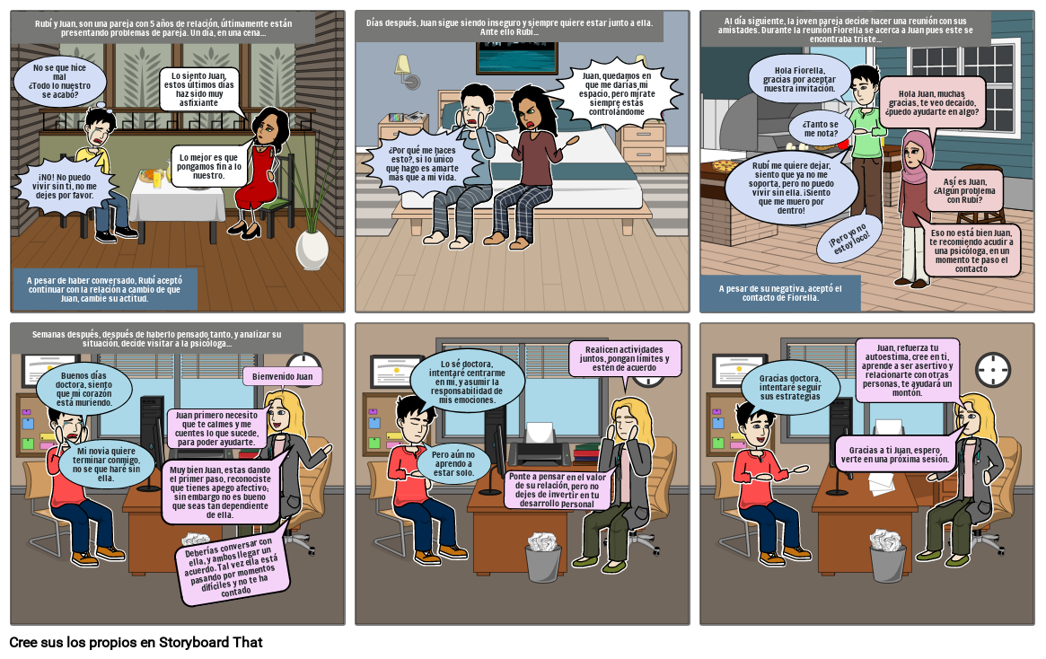 Relaciones Complicadas Storyboard por 18ae002b