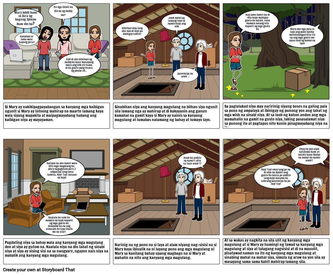 Ang aking Komiks ni Eurica Urbano Storyboard by 18c73c23