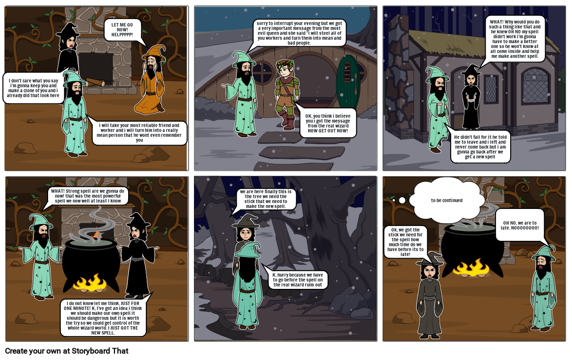The Wiked Witch Storyboard by 1902896