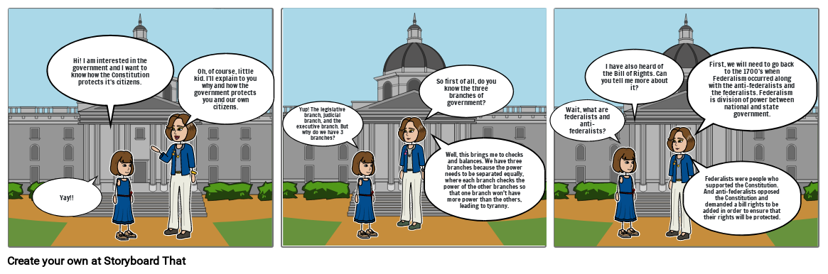 How Does the Constitution Protect Me? Storyboard