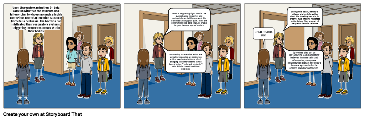 Immunology Project continued Storyboard par 190c6c60