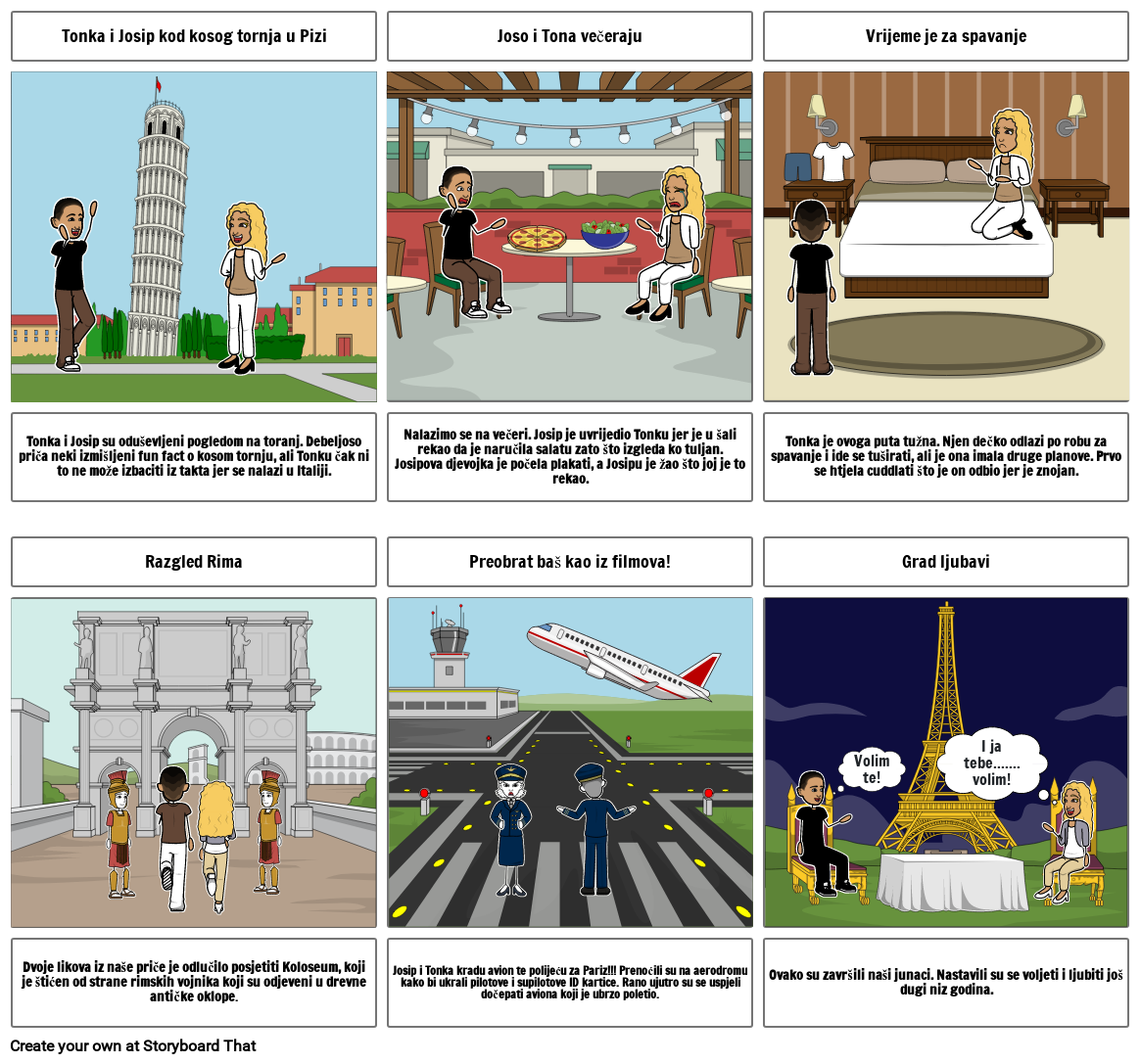 Putovanje u Italiju Storyboard par 19293aec