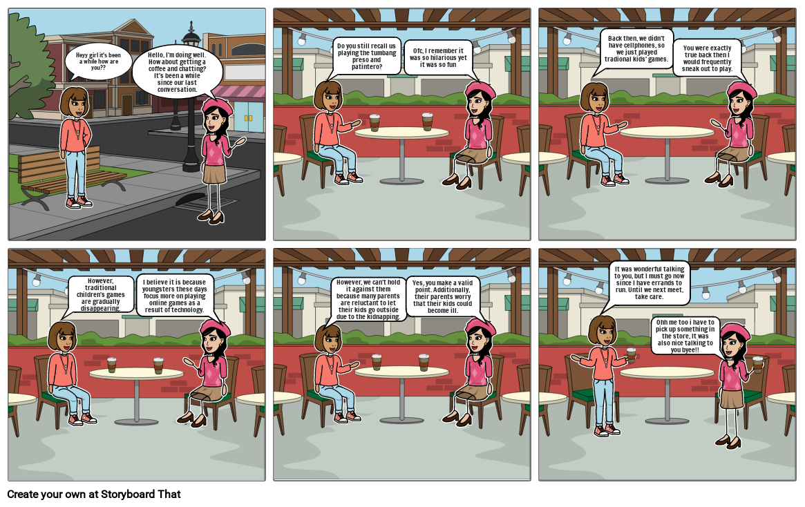 PC#1: Comic Strip Storyboard by 196c47b9
