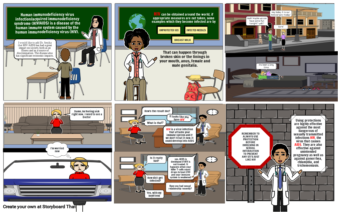HIV Storyboard by 1983269b