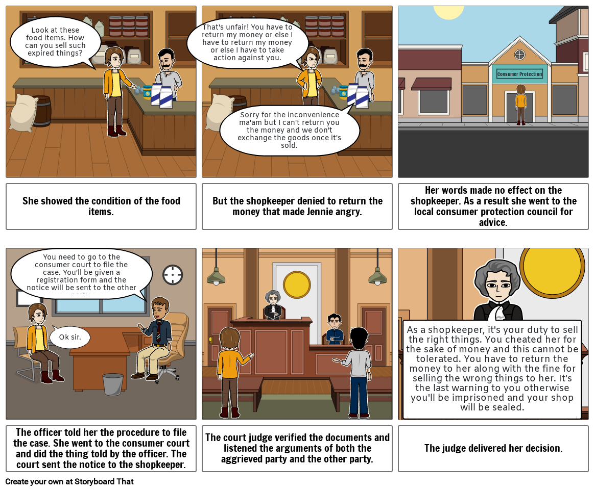 Be aware of consumer exploitation. Storyboard by 19a80abb