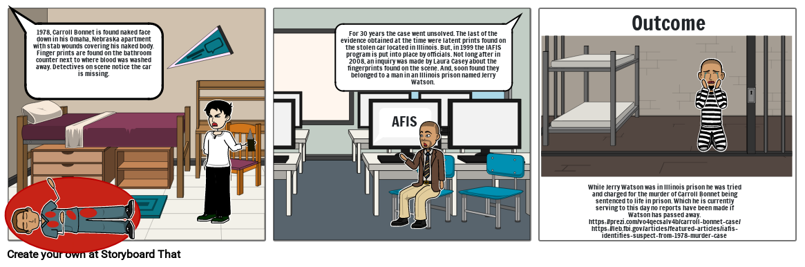 Brayden Anaya Carroll Bonnet Comic Strip Storyboard