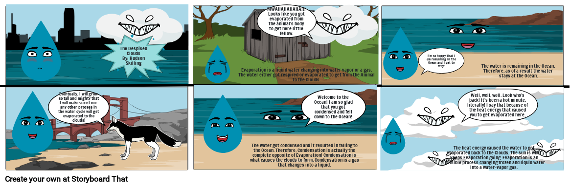 Water Cycle Part 1 Storyboard par 19bb1af6