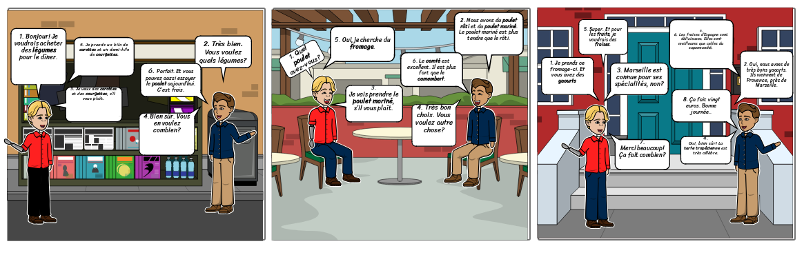 French food Storyboard by 1a6bd4d1