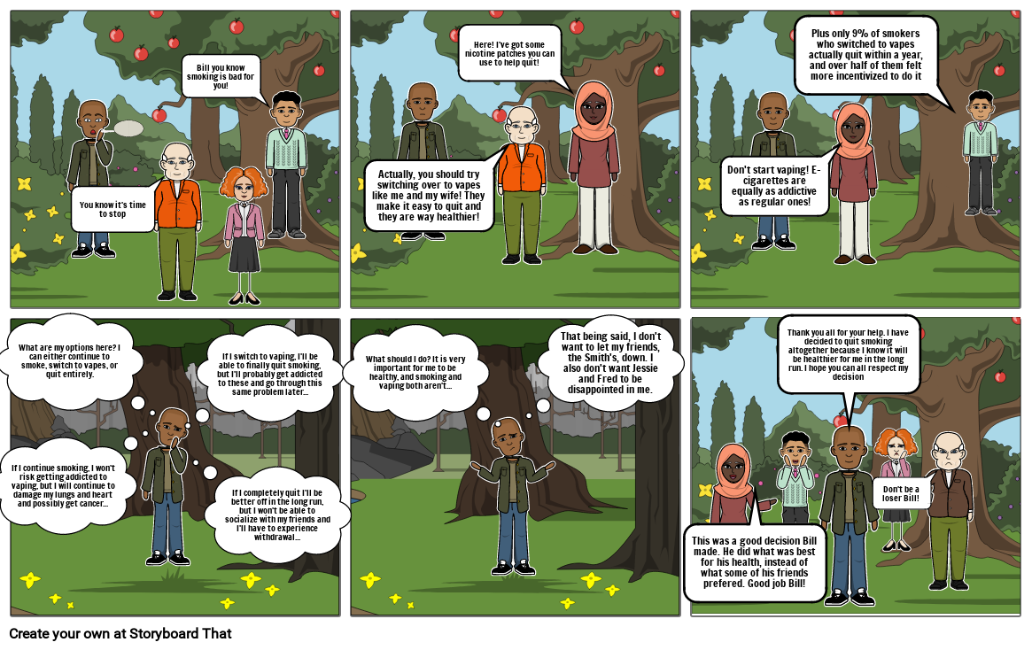 Dont vape kids Storyboard por 1ab961cb