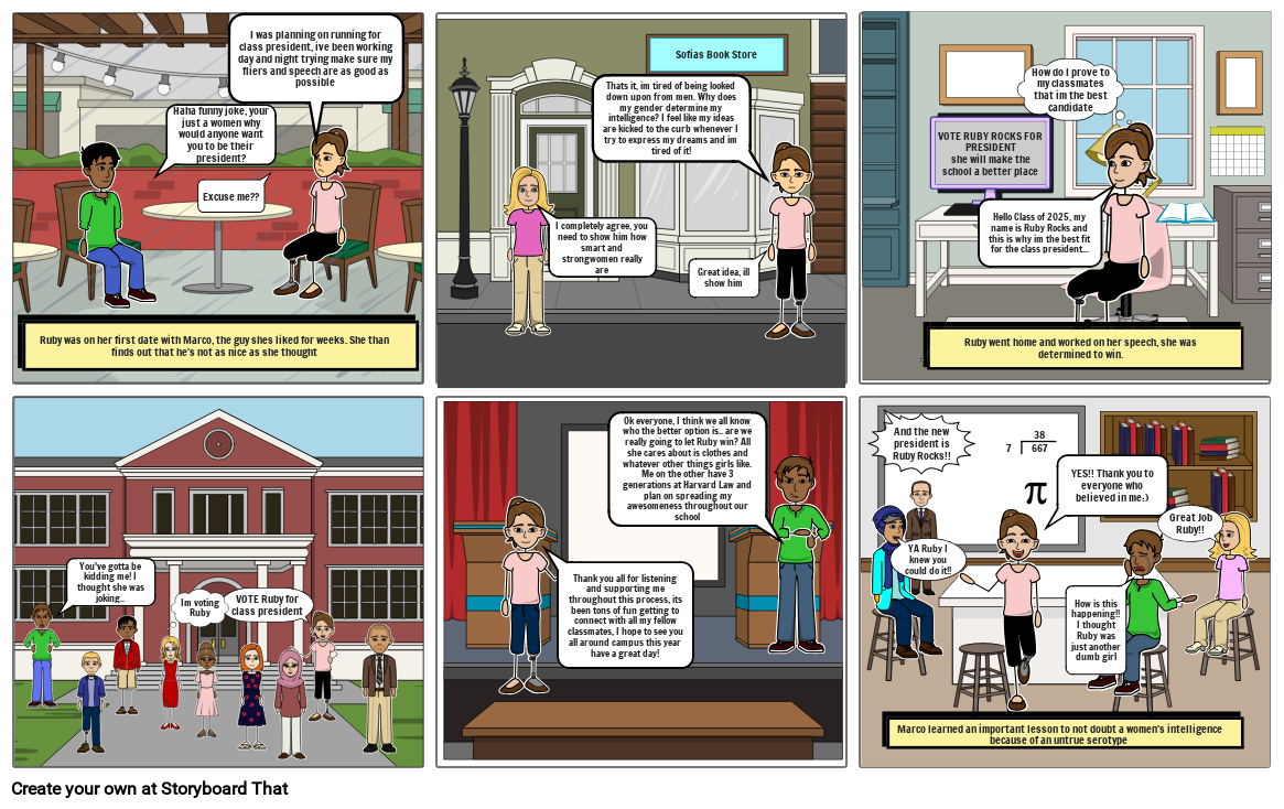 Gender Development Storyboard por 1acbf267