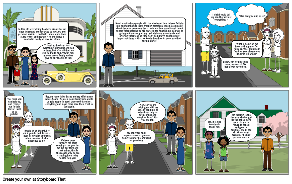 Parable Comic Storyboard por 1af082c6