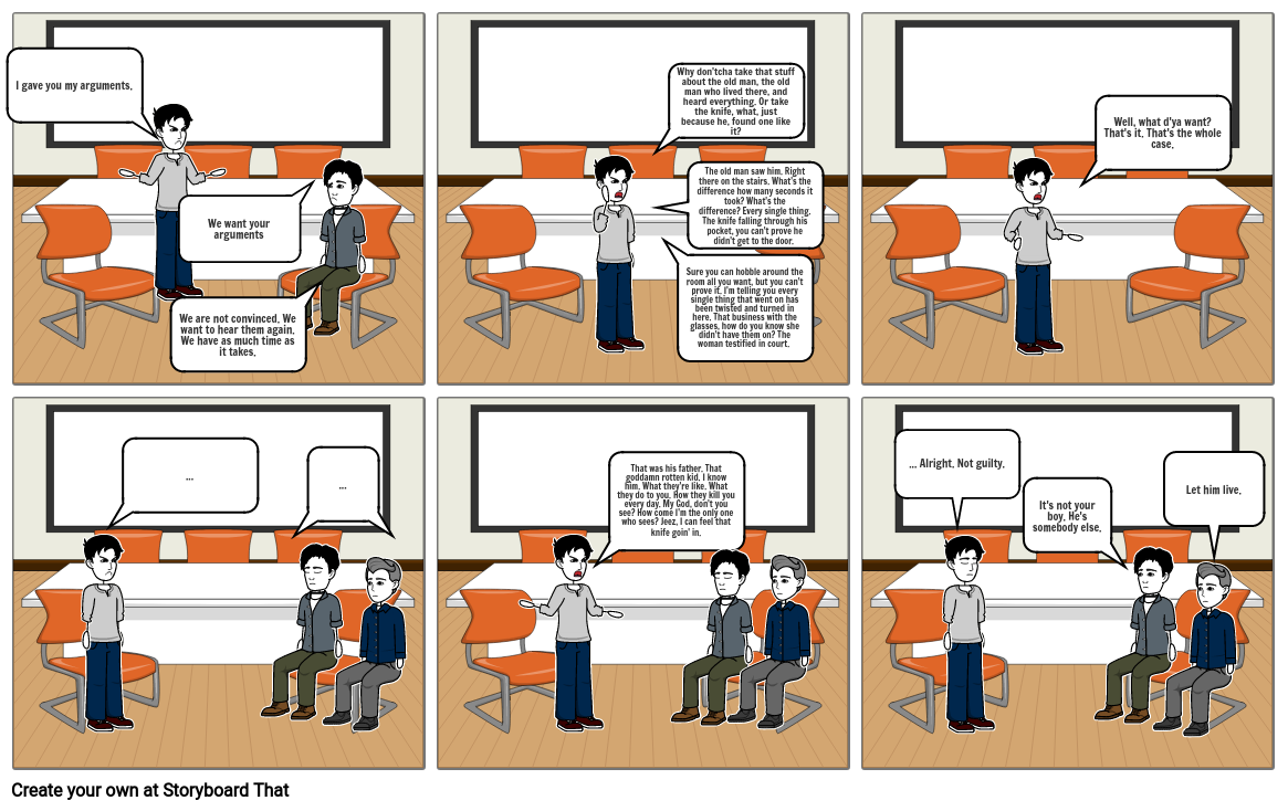 12ANGRYMAN Storyboard par 1b11b9d5