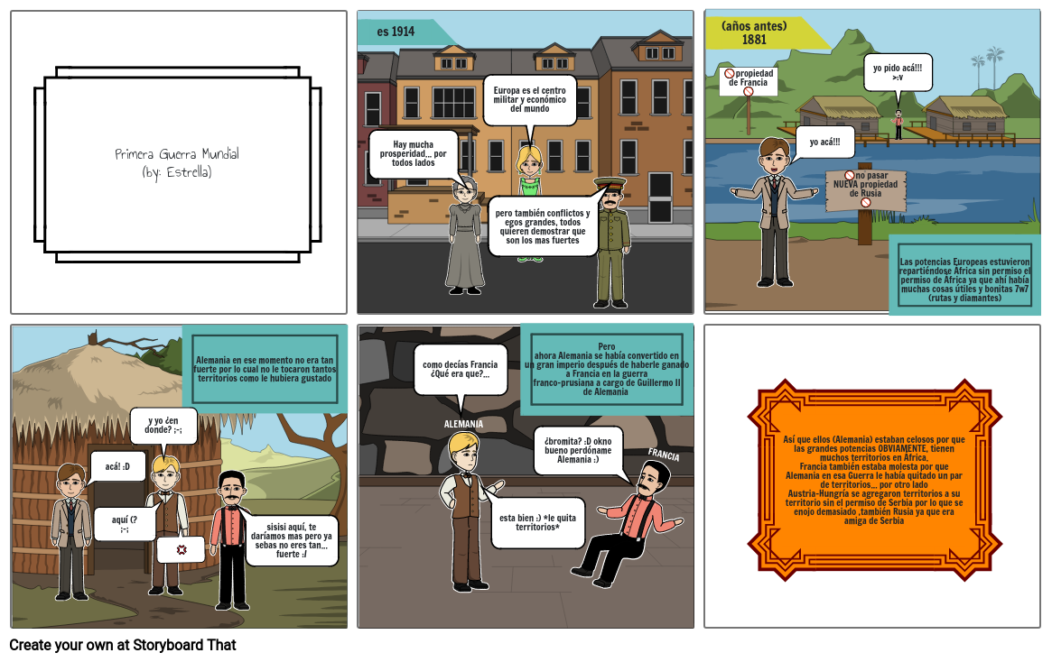 primera guerra mundial Storyboard by 1b2f806d