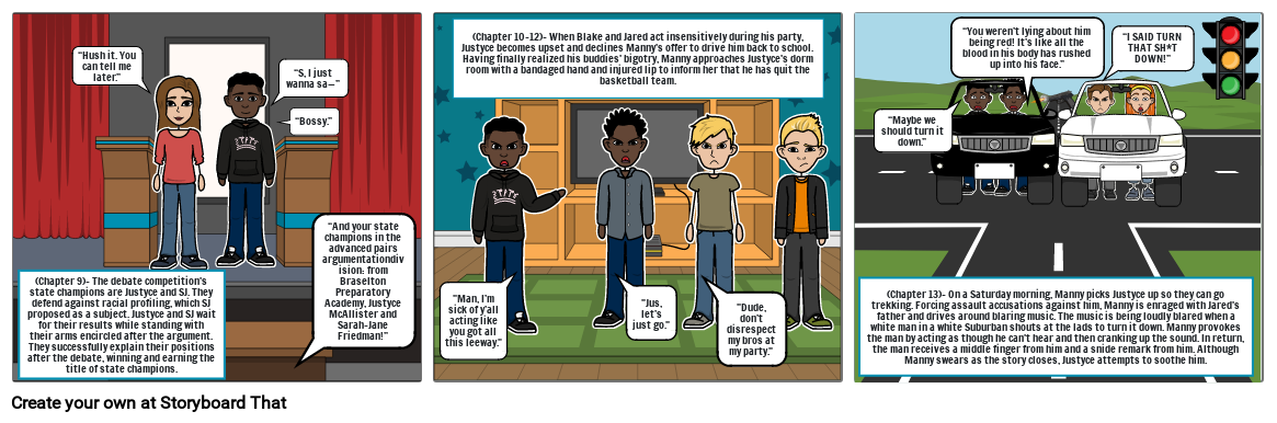 Dear Martin Part 2 Storyboard Storyboard by 1b644d23