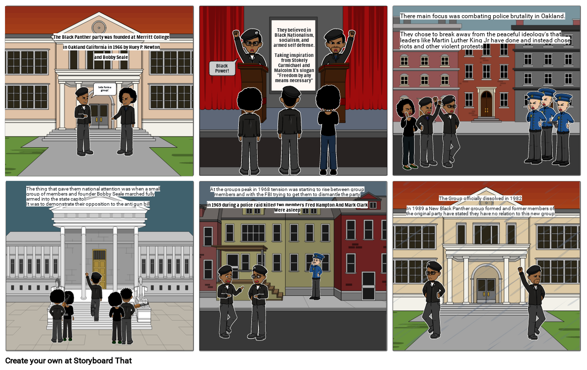 The Black Panthers Storyboard By 1b9d5e6f the-black-panthers-storyboard-by-1b9d5e6f