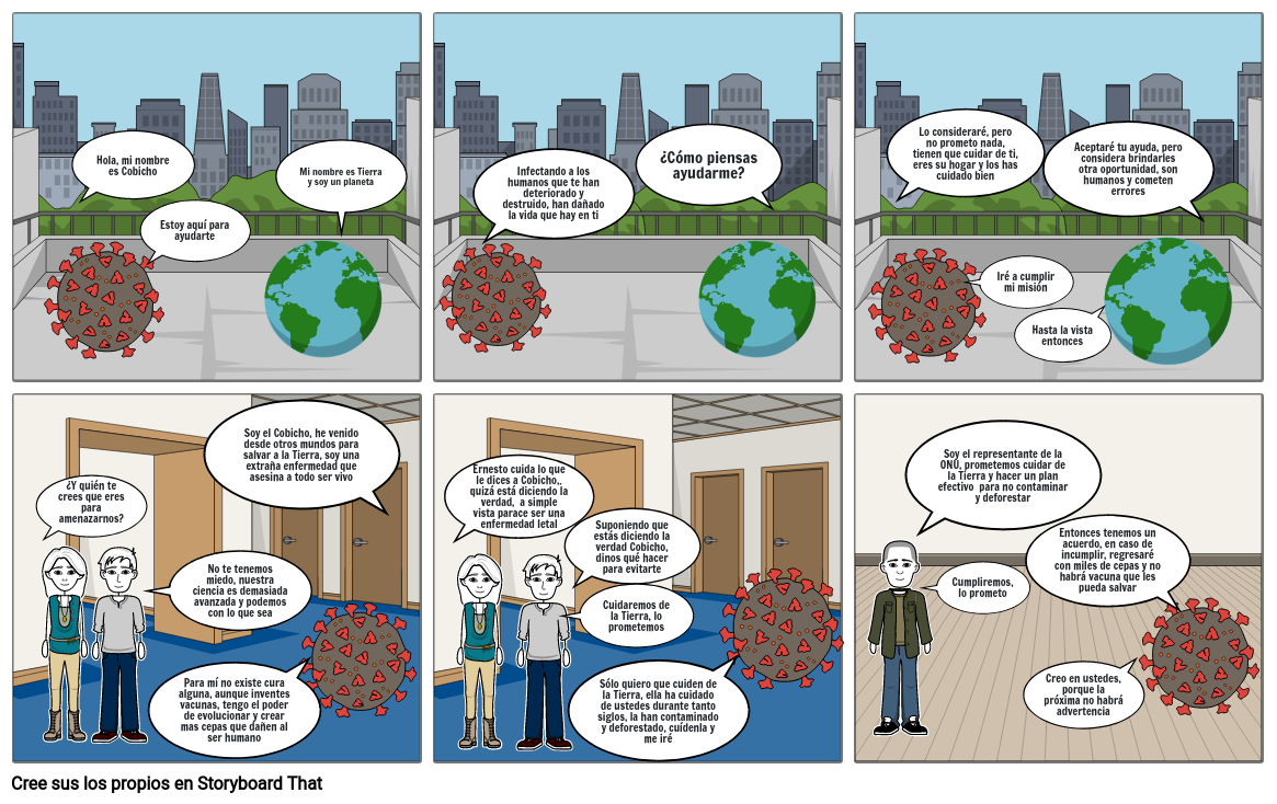 El amor vive en todos Storyboard par 1c28f1a2