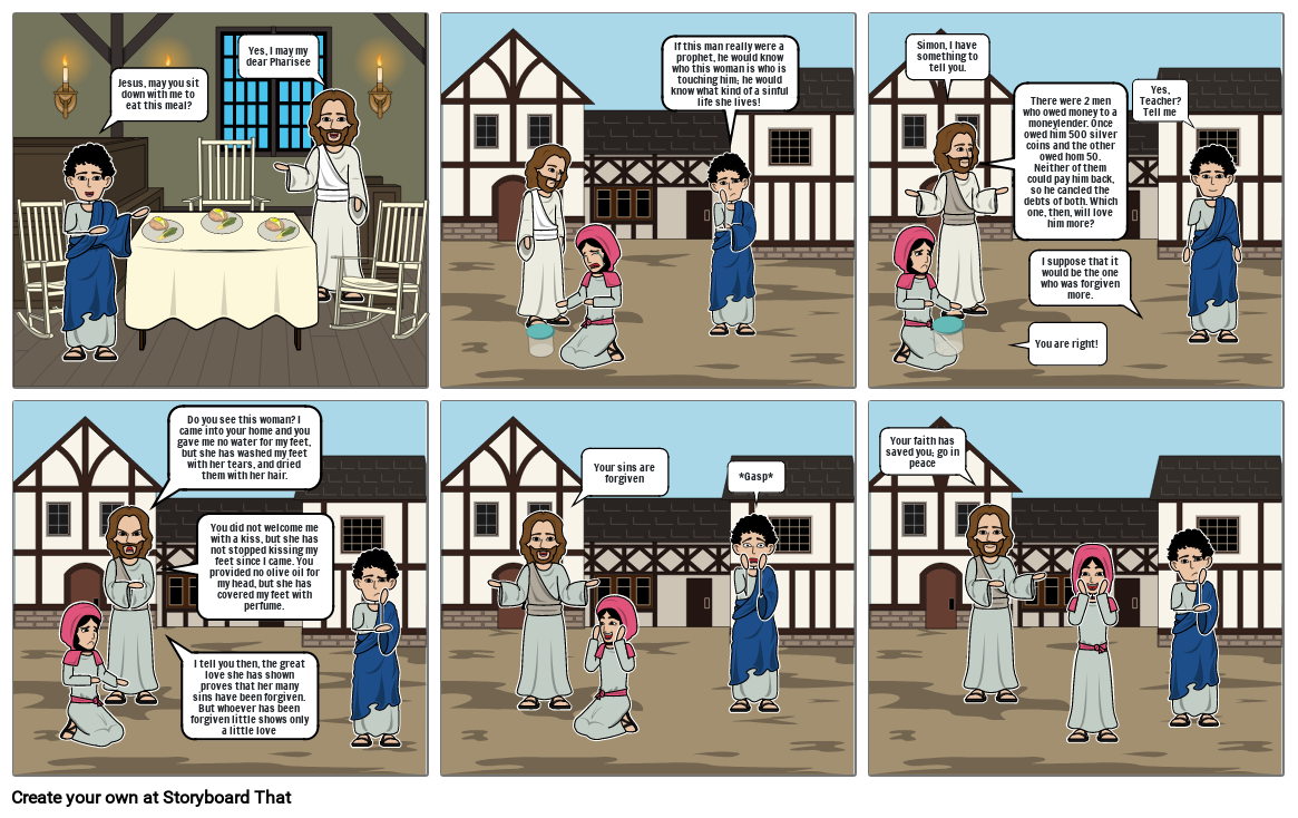 Parable Comic Storyboard by 1c6e1a35