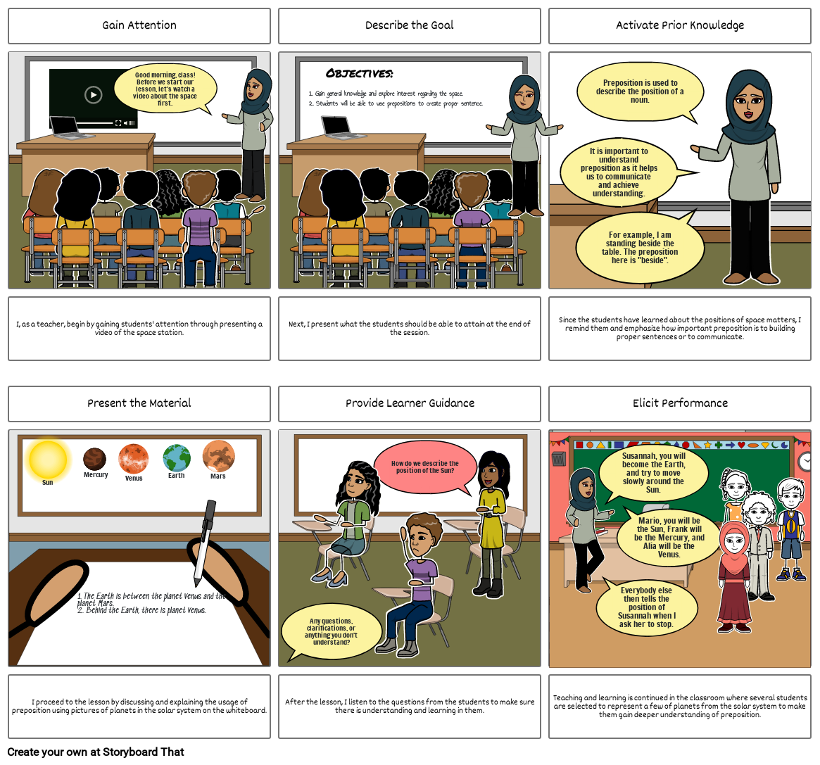 Space Exploration Storyboard por 1cb51ea4