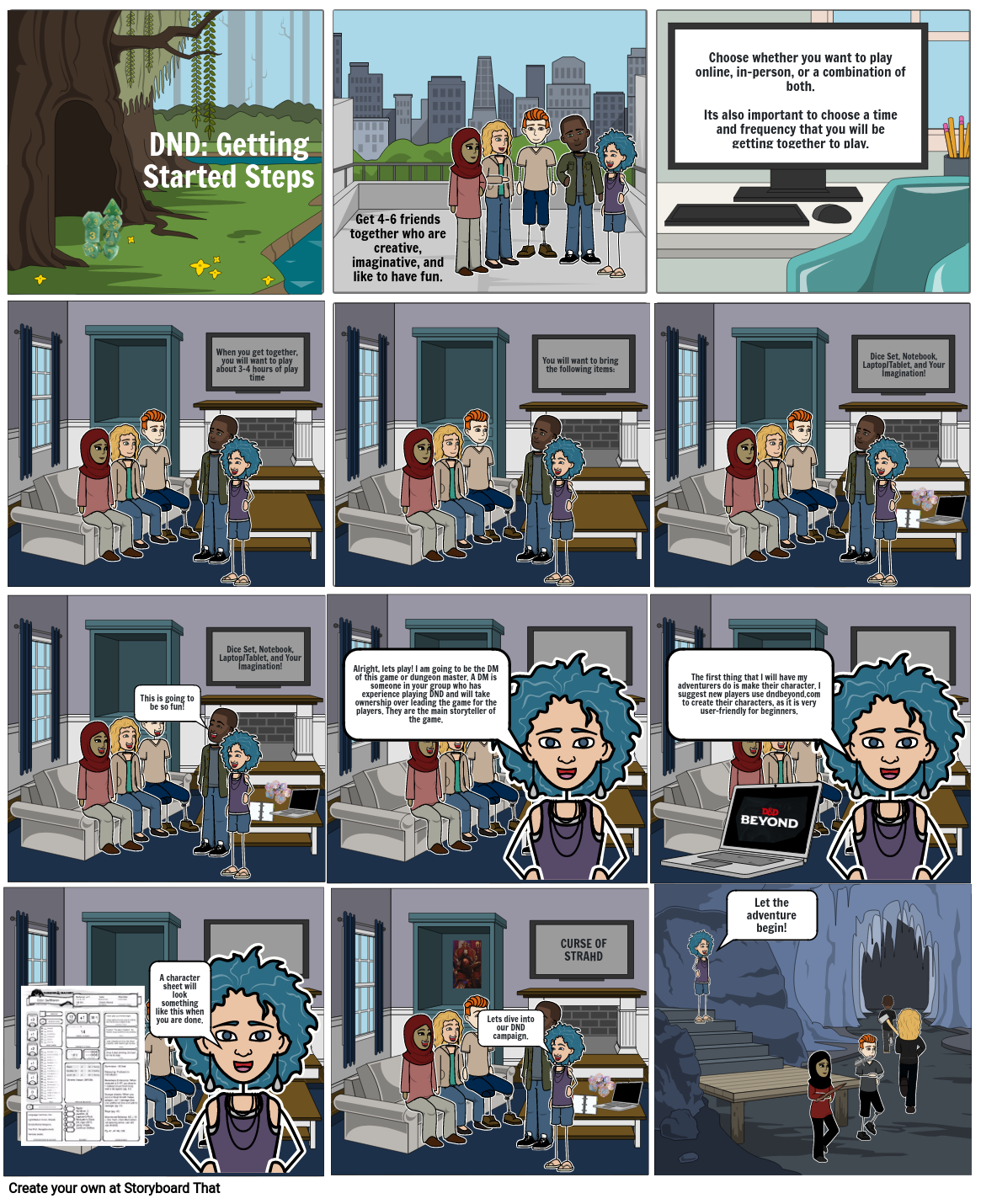 You Can be DND - Storyboard Storyboard por 1cbcfc24