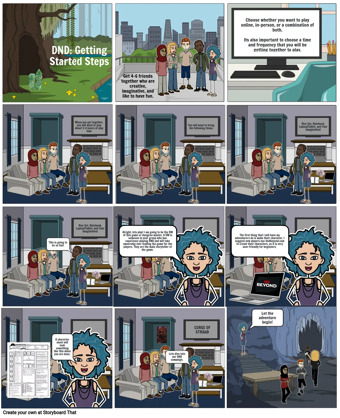 You Can be DND - Storyboard Storyboard por 1cbcfc24