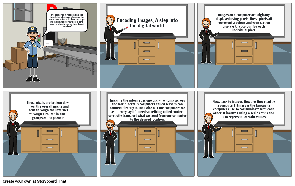 Computer Comic Storyboard by 1d1c1f18