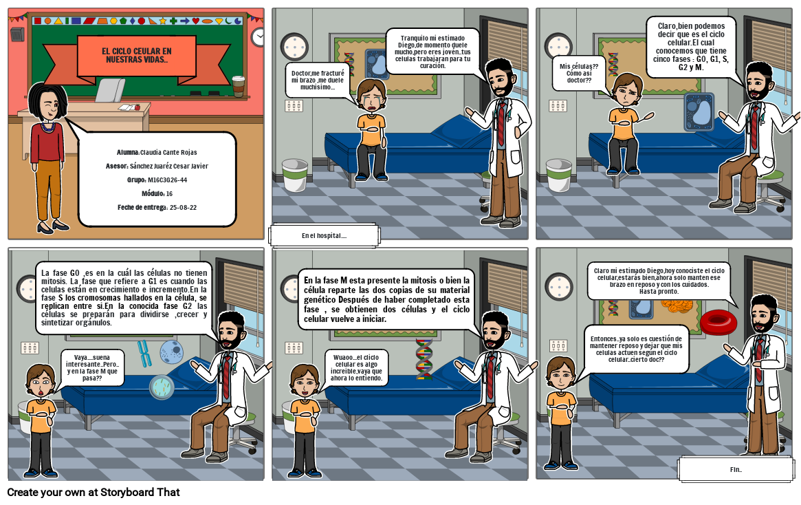 CICLO CELULAR Storyboard by 1da1a169