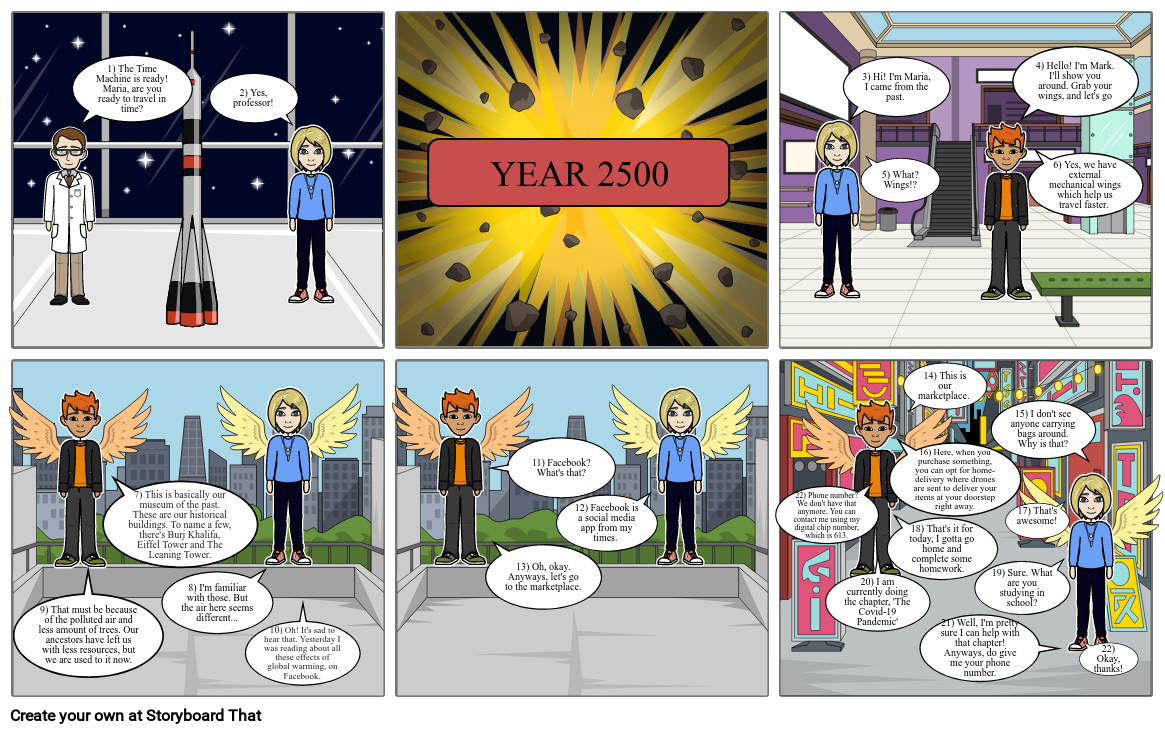 Life in the Future Storyboard par 1df7a910