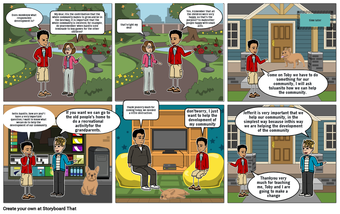 Community Development Storyboard by 1e8a3ba8