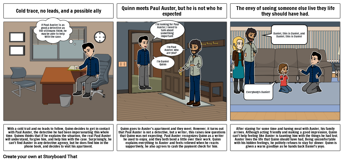 Sample Storyboard of City of Glass Storyboard por 1e9f5aa3