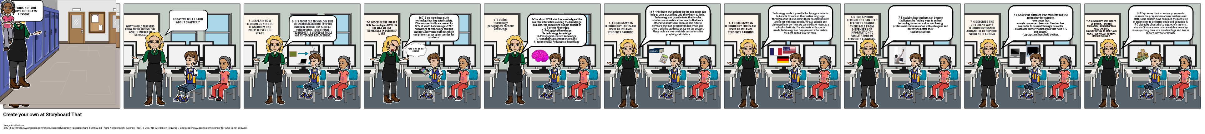 Technology in the school community Storyboard por 1eba38f4