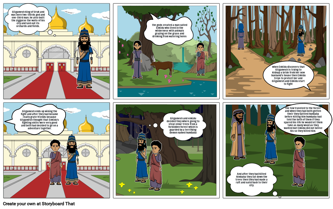 Gilgamesh Comic Strip