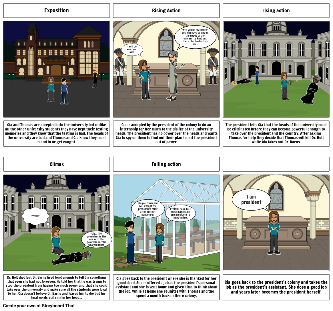 Graduation Day Comic Storyboard por 1f46968e