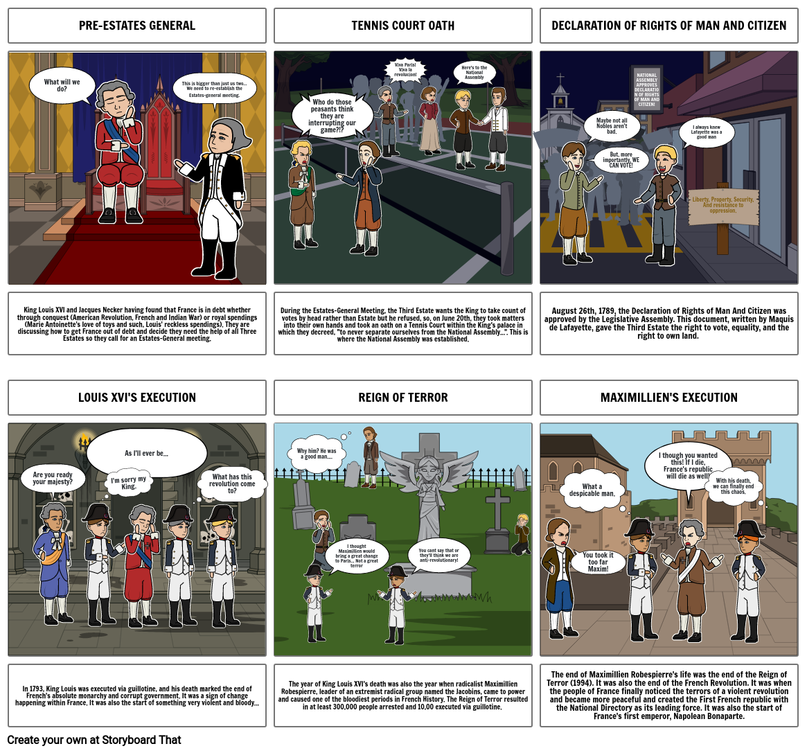 The French Revolution- Mateo Perry Storyboard por 1f53a5d7