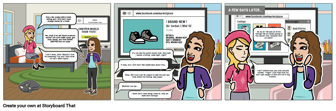 NETIQUETTE Storyboard by 1fcb5bcc