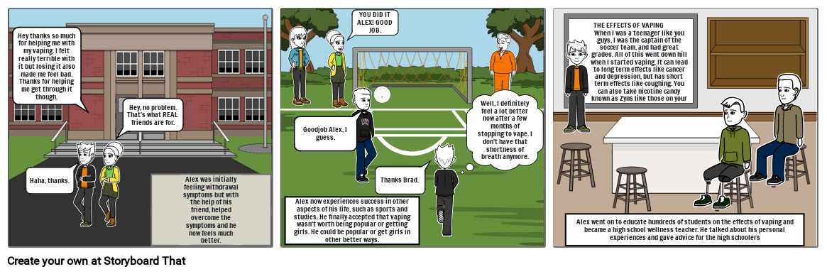 Vaping Story Storyboard por 1fdc0604