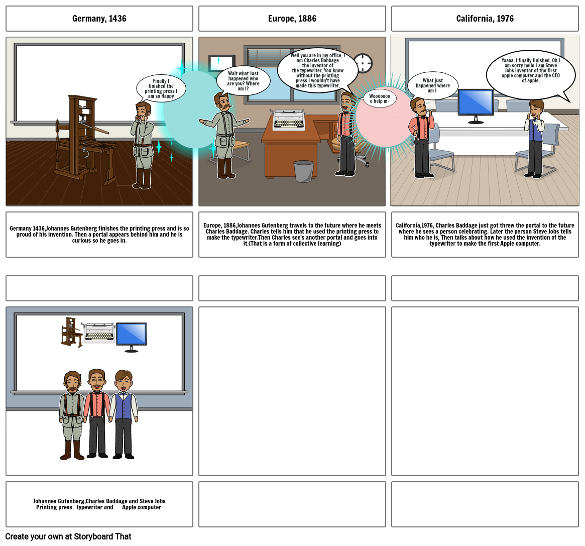 Parker's ISS Writing,Sharing Storyboard par 201dd2f1