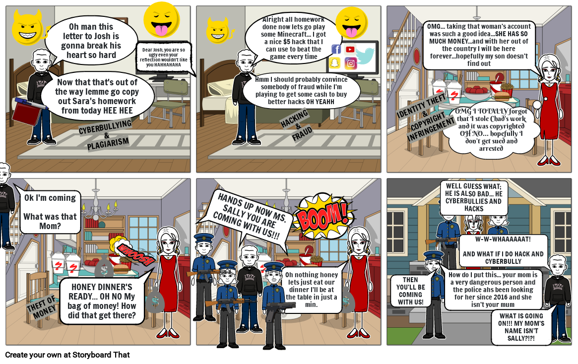 Computer Crimes Comic Storyboard by 202022146535