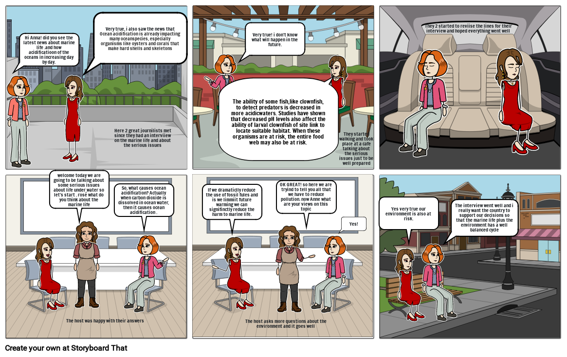The marine interview Storyboard by 203e0969
