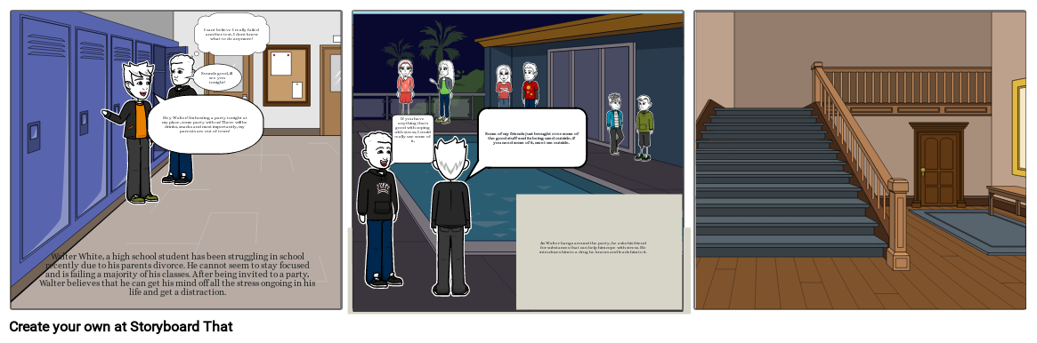 Walter White Meth Comic Storyboard by 204d563a