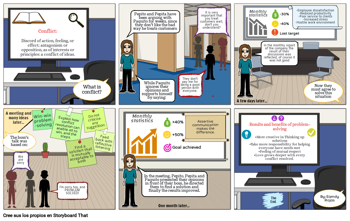 Conflict At Work Storyboard By 205fbfba conflict-at-work-storyboard-by-205fbfba