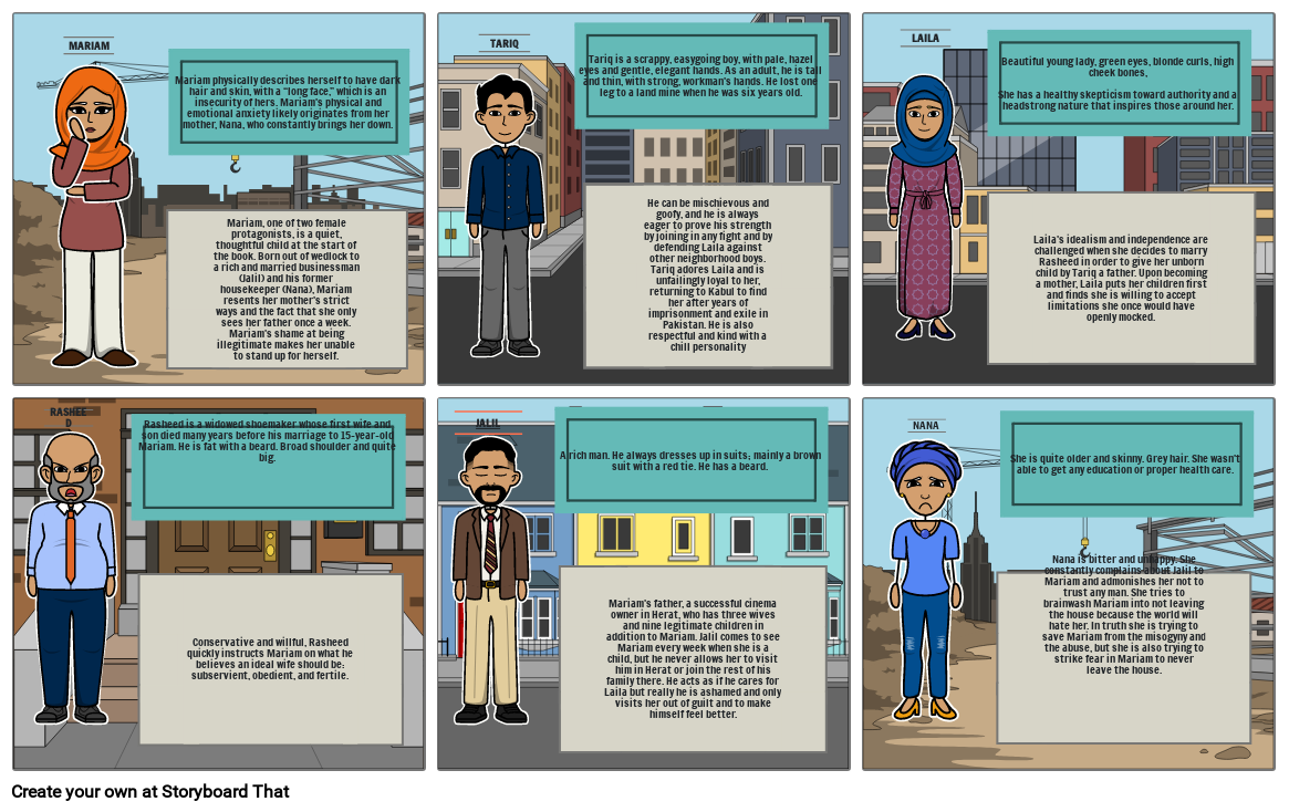 Thousand splendid suns Storyboard by 207c1786