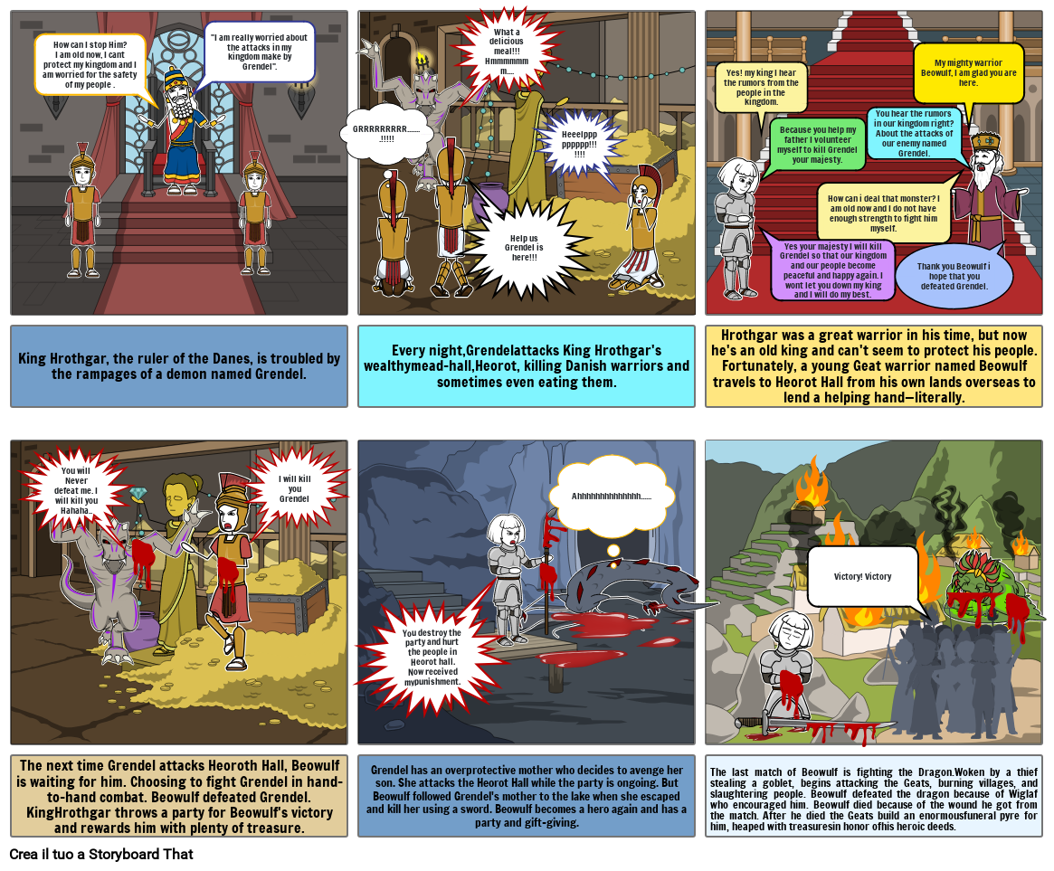 Beowulf Storyboard par 20a13e2c