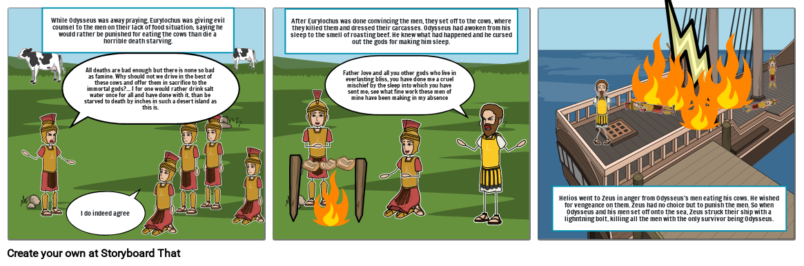 Odyssey Storyboard Storyboard Por 20a49001