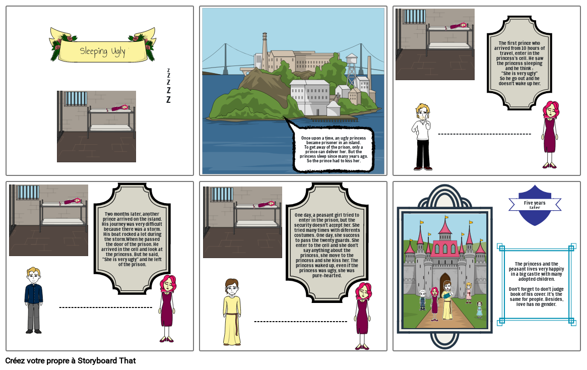twisted tale "Sleeping ugly" Storyboard by 20b8b0f0