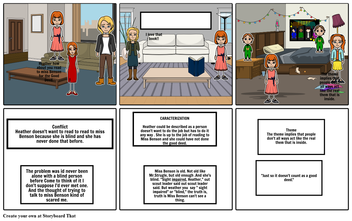 The Good Deed Storyboard Storyboard par 20dlyons