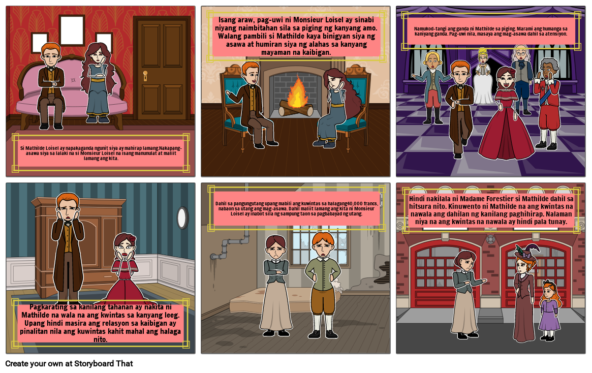 Ang Kwintas Storyboard por 20fdf872